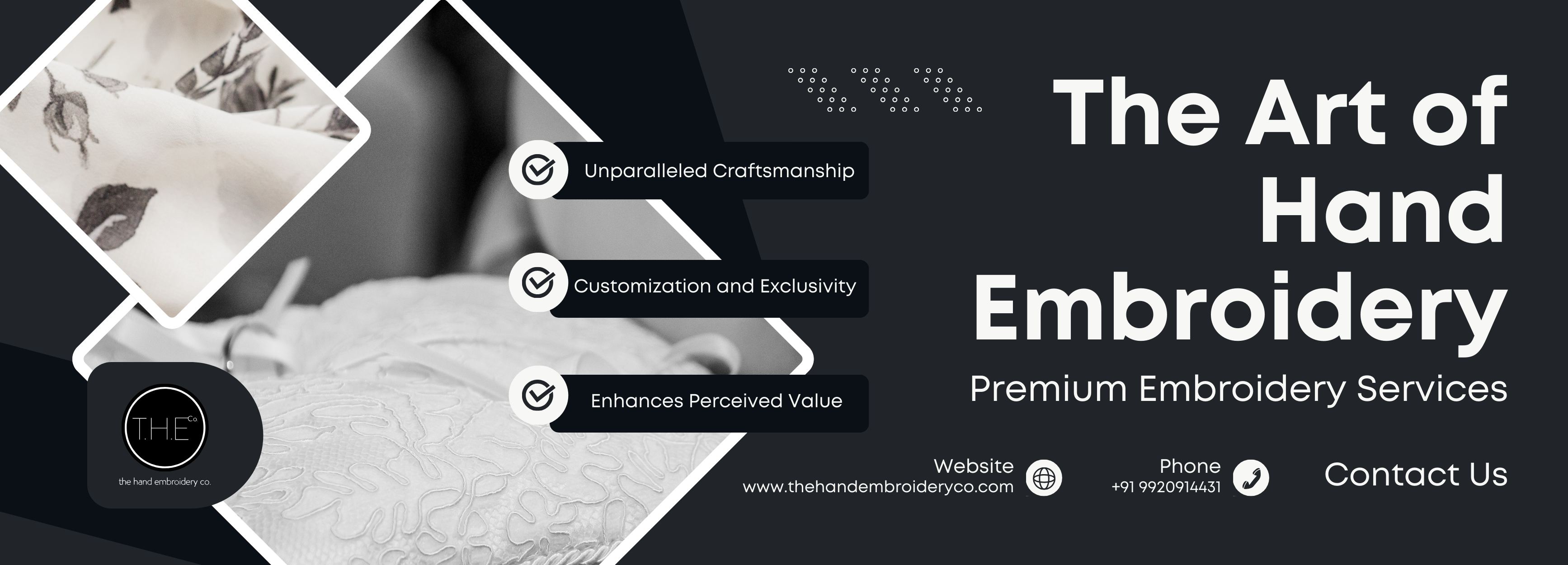 Embroidery Services – Custom Hand Embroidery & Bulk Orders